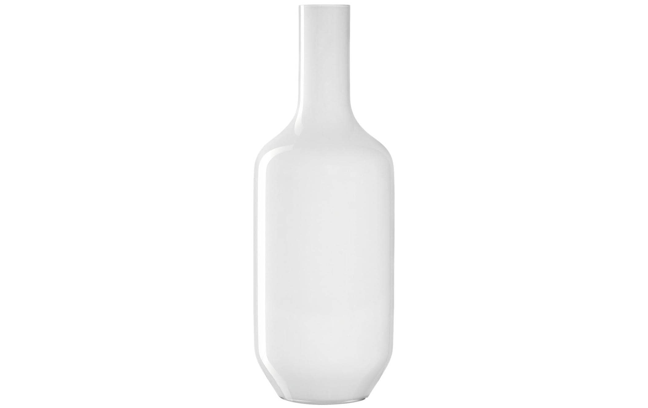 Leonardo Vase Milano Weiss, 50 cm – Glasdeko