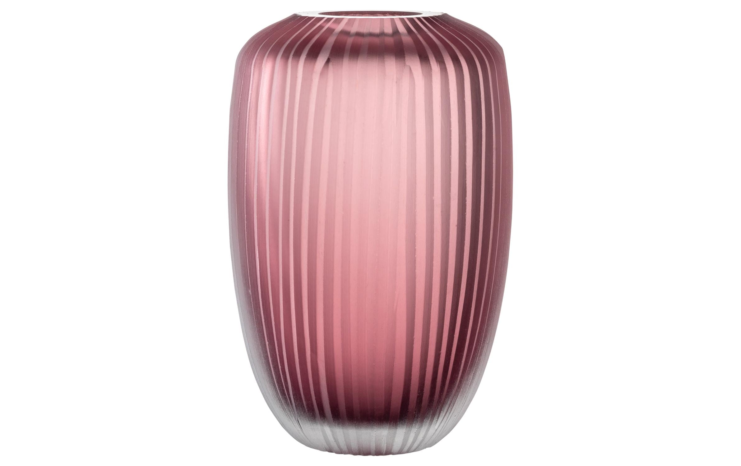 Leonardo Vase Bellagio 16 cm, Berry – Glasdeko